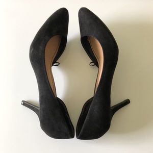 Massini | Shoes | Massini Black Suede Heels Womens | Poshmark